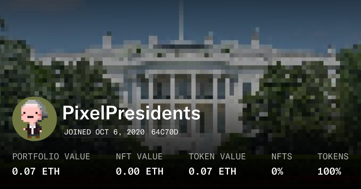 PixelPresidents - Profile | OpenSea