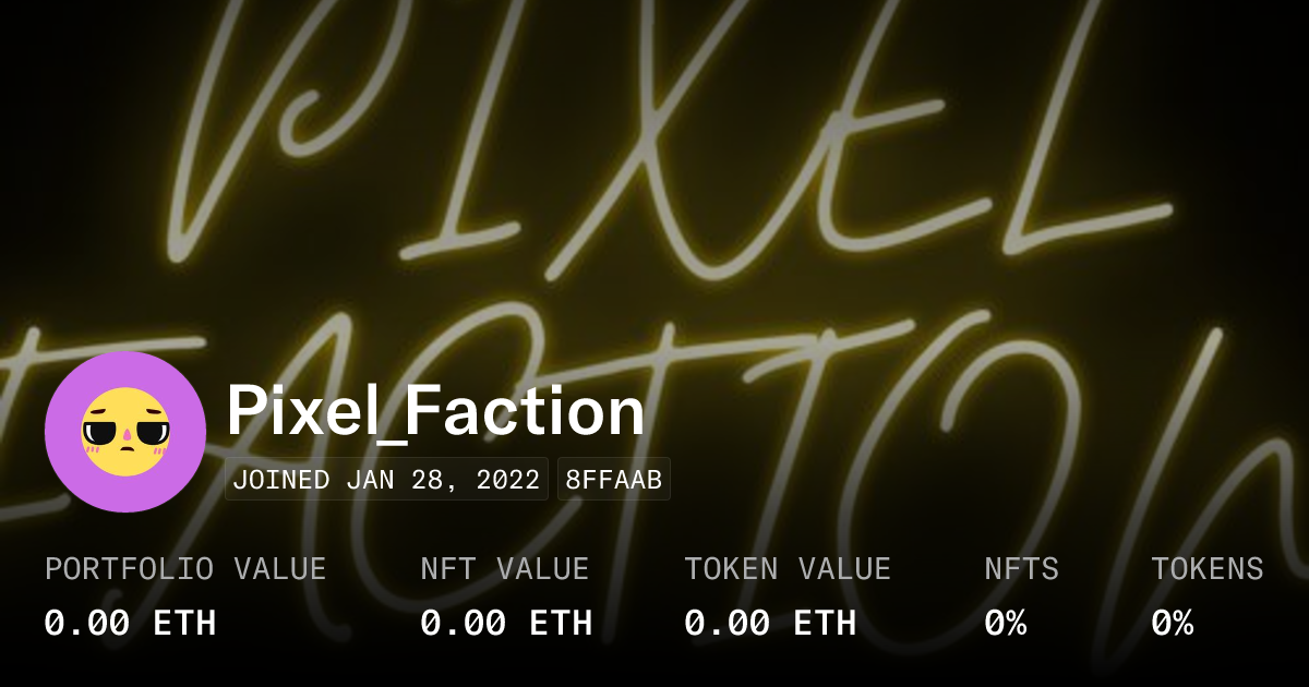 Pixel_Faction - Profile | OpenSea