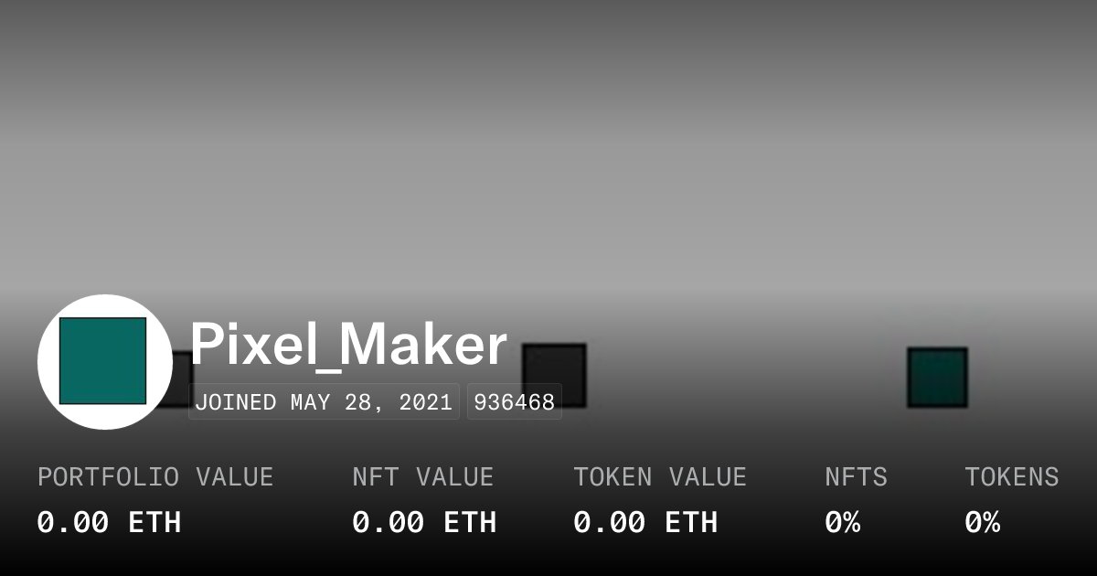 Pixel_Maker - Profile | OpenSea