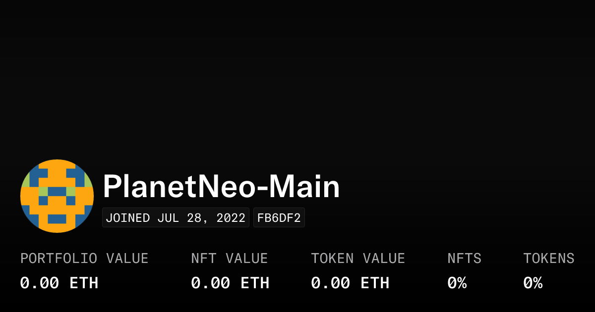 PlanetNeo-Main - Profile | OpenSea