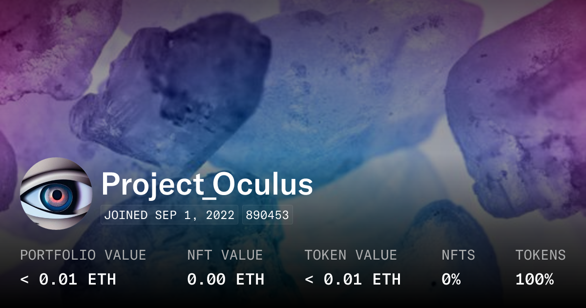 Project_Oculus - Profile | OpenSea