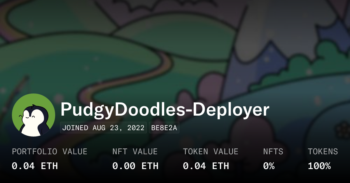 PudgyDoodles-Deployer - Profile | OpenSea