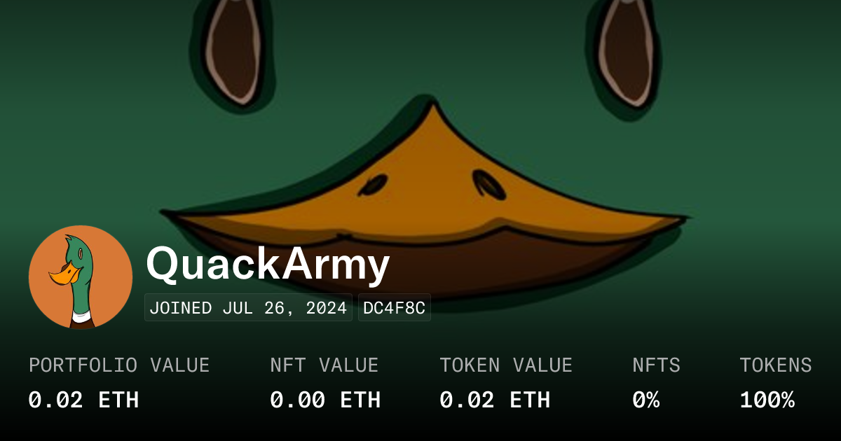 QuackArmy - Profile | OpenSea