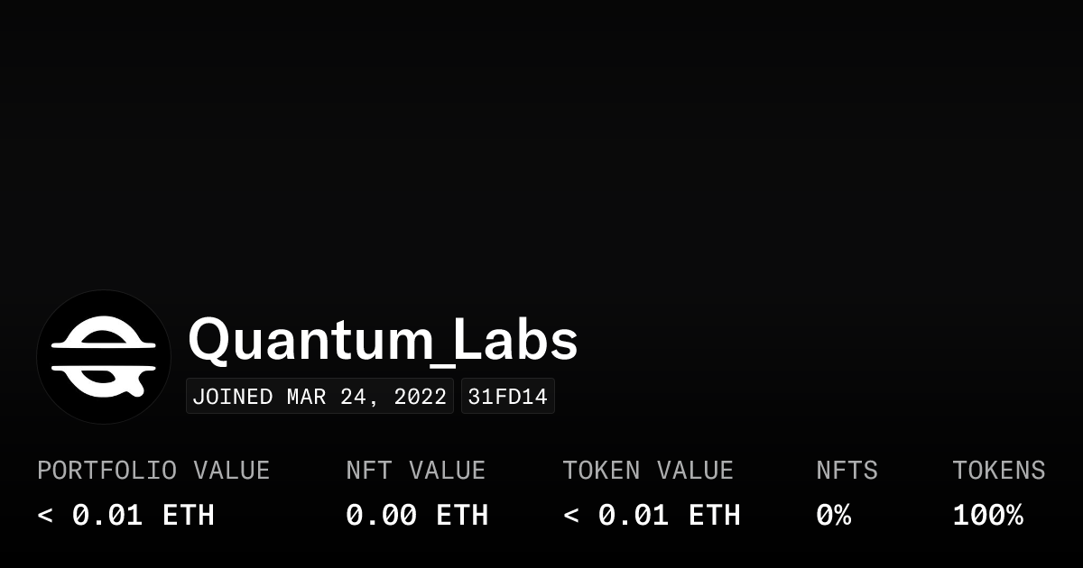Quantum_Labs - Perfil | OpenSea