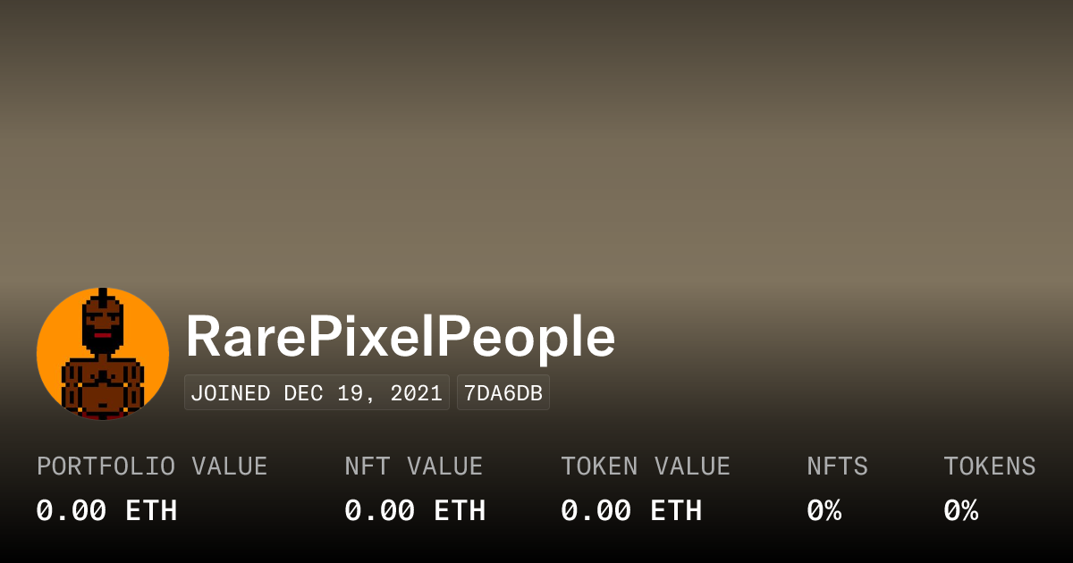 RarePixelPeople - Profile | OpenSea