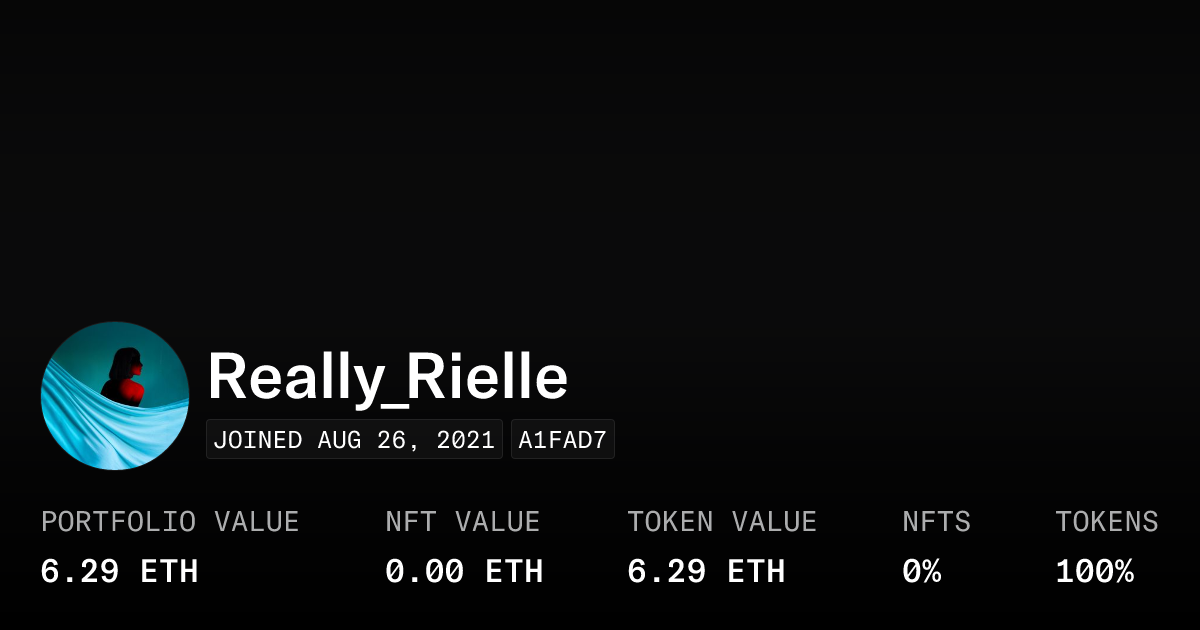 Really_Rielle - Profile | OpenSea