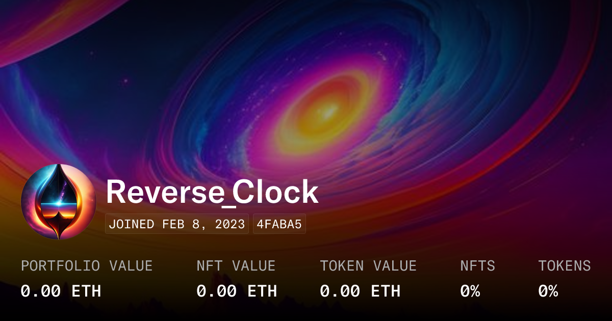 Reverse_Clock - Profile | OpenSea
