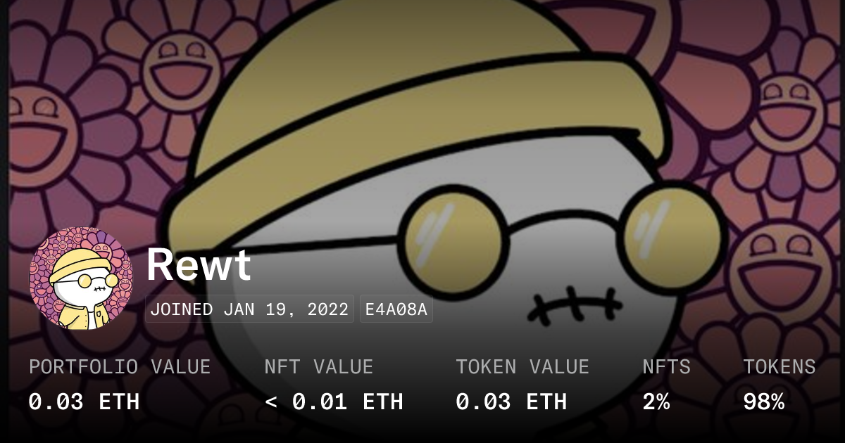 Rewt - Profile | OpenSea