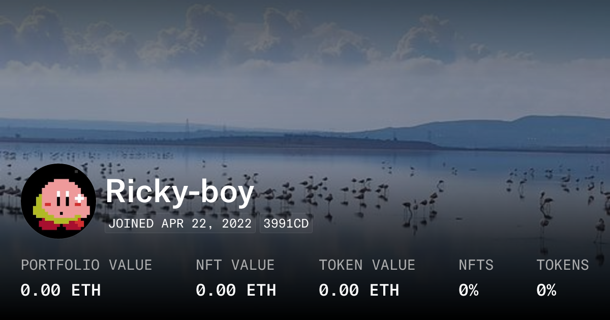 Ricky-boy - Profile | OpenSea