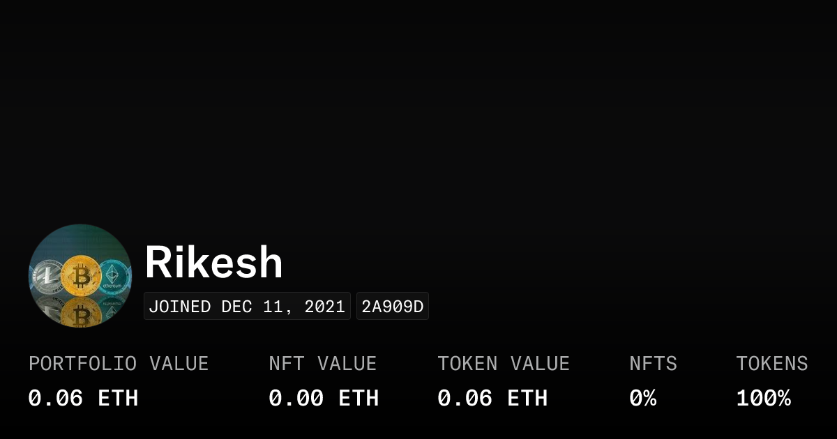 Rikesh - Profile | OpenSea