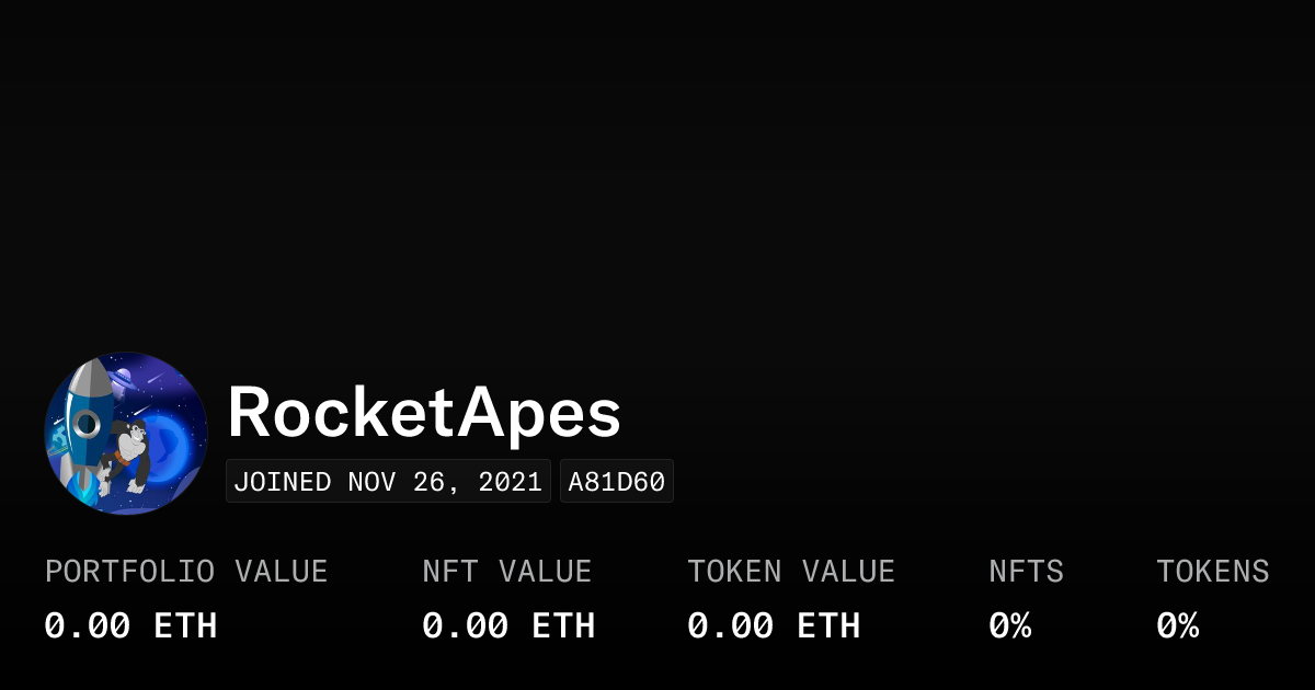 RocketApes - Profile | OpenSea