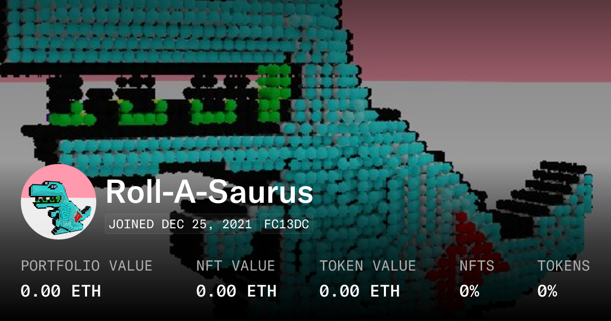 Roll-A-Saurus - Profile | OpenSea