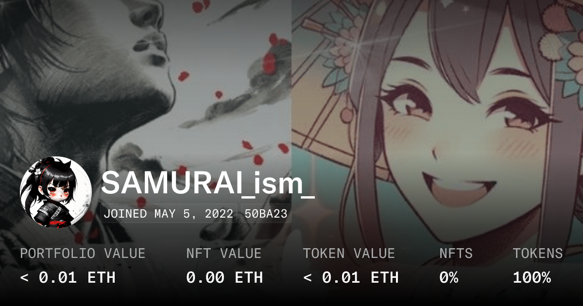 SAMURAI_ism_ - Profile | OpenSea