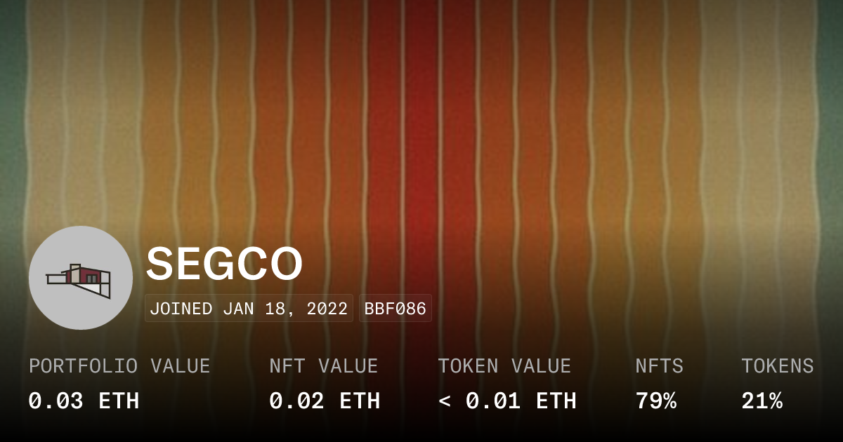 SEGCO - Profile | OpenSea
