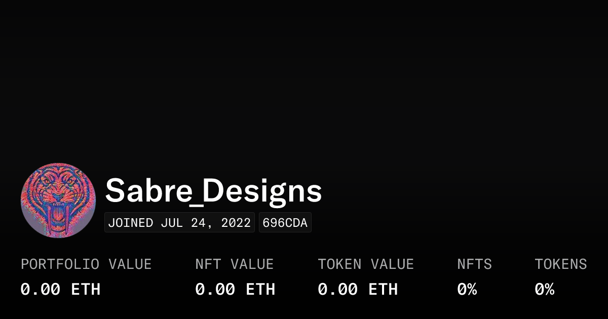 Sabre_Designs - Profile | OpenSea
