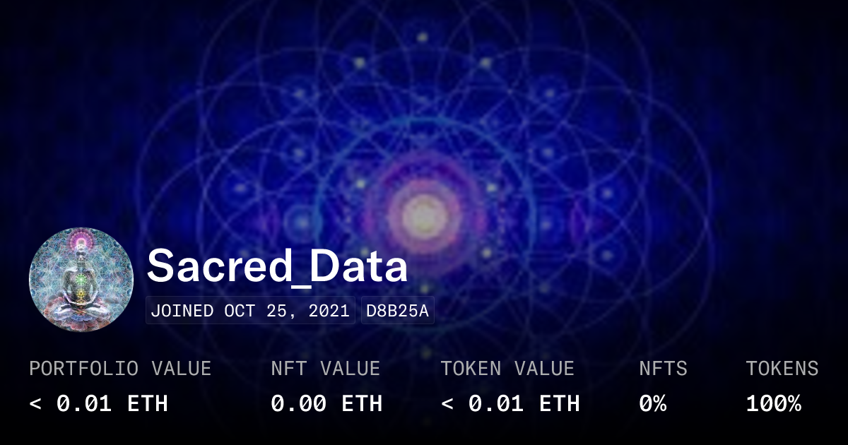 Sacred_Data - Profile | OpenSea