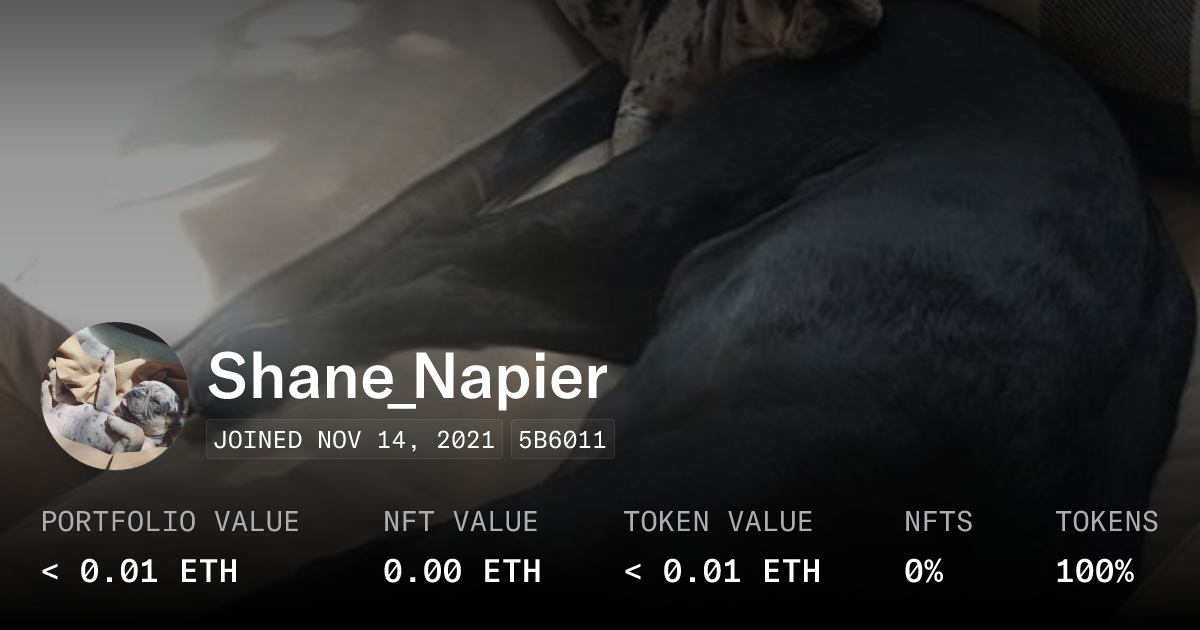 Shane_Napier - Profile | OpenSea
