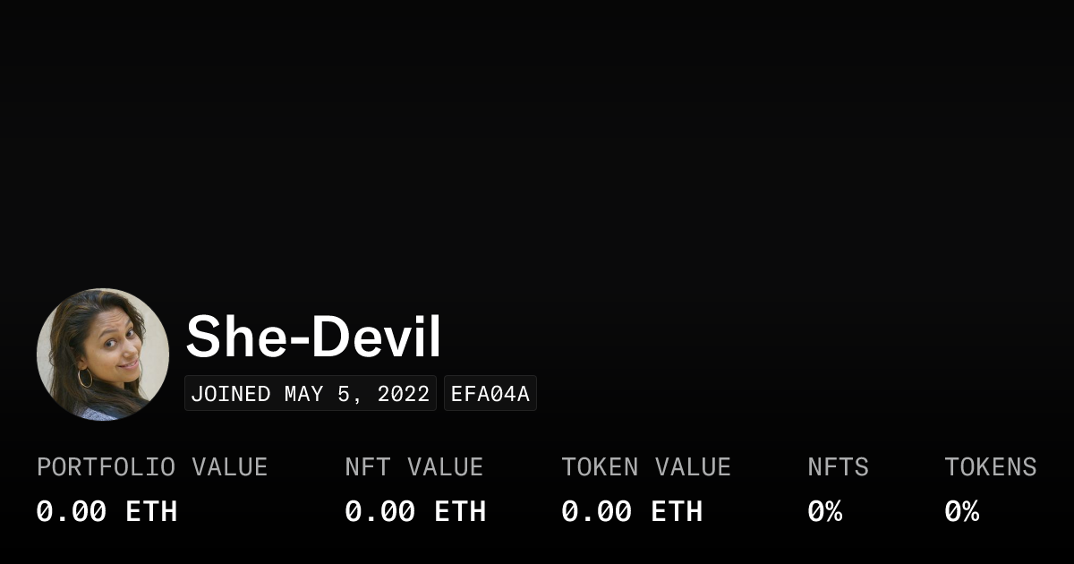 She-Devil - Profile | OpenSea