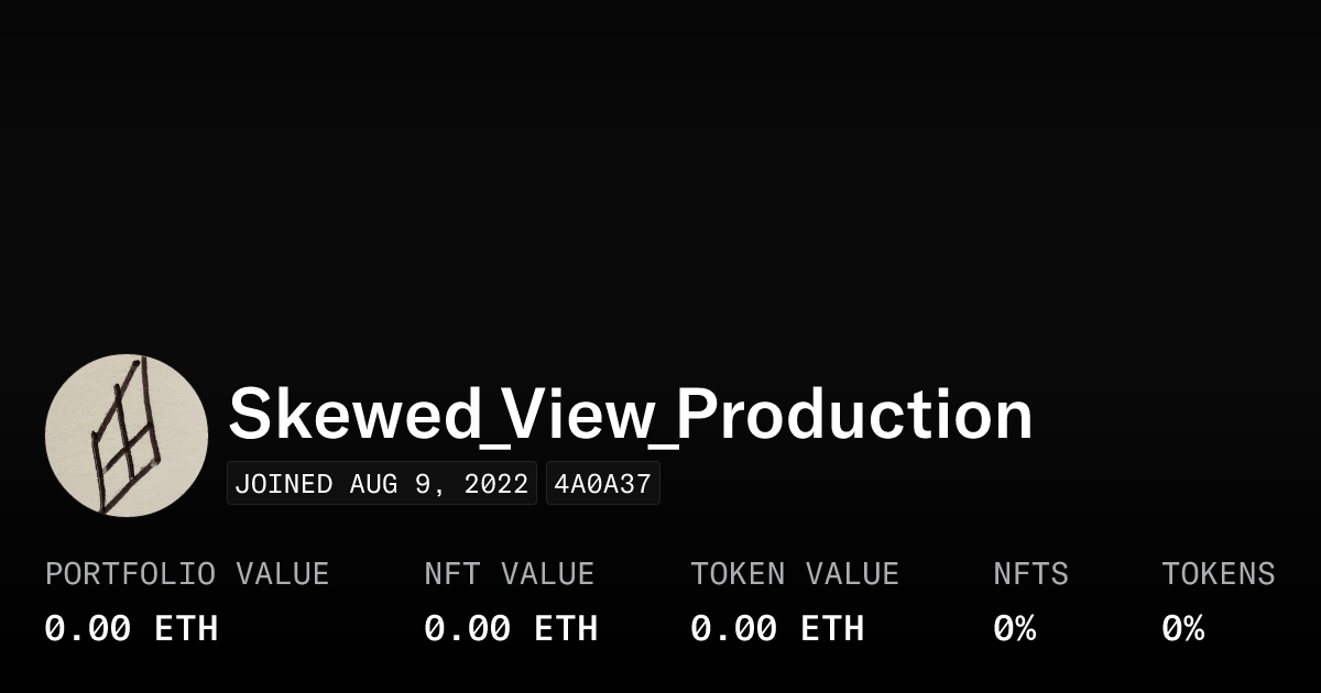 Skewed_View_Production - Profile | OpenSea