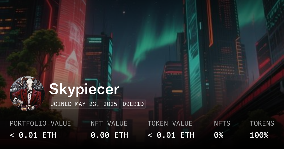 Skypiecer - Profile | OpenSea