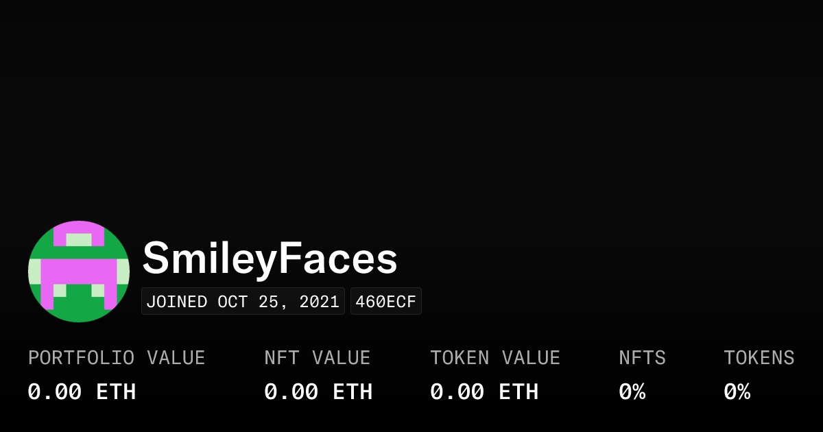 SmileyFaces - Profile | OpenSea
