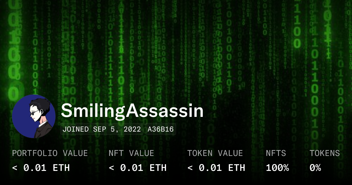 SmilingAssassin - Profile | OpenSea