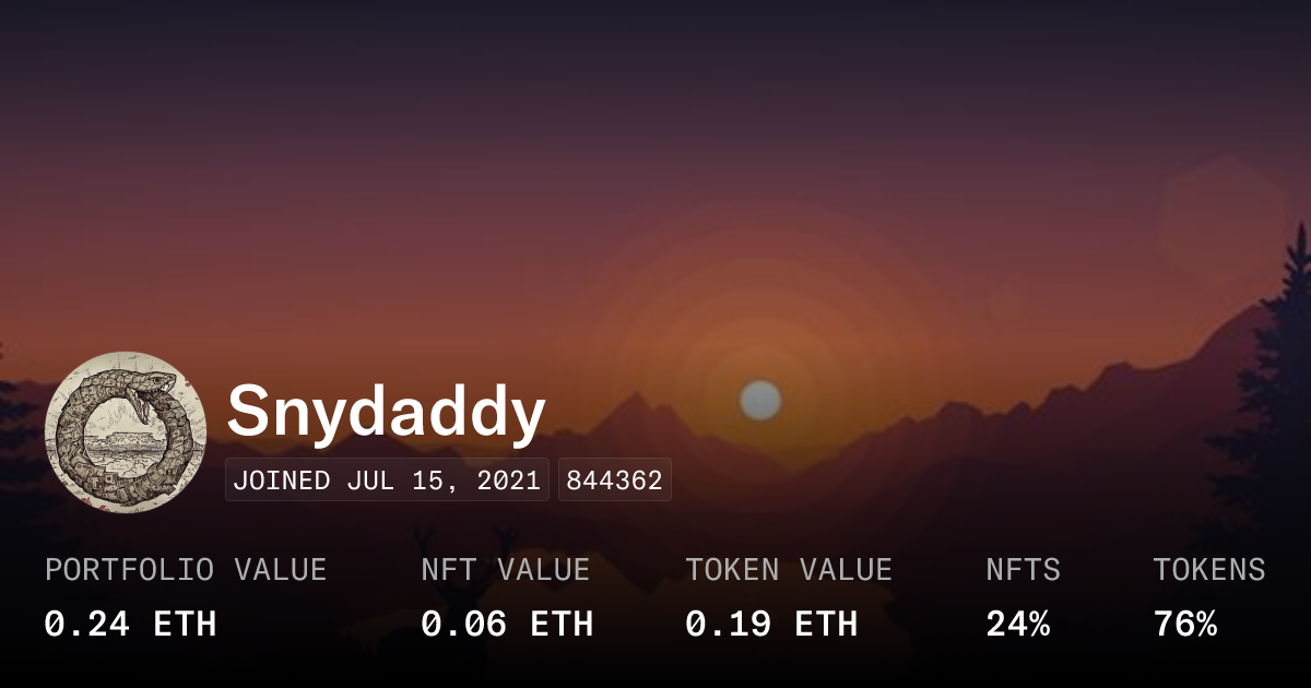 Snydaddy - Profile | OpenSea