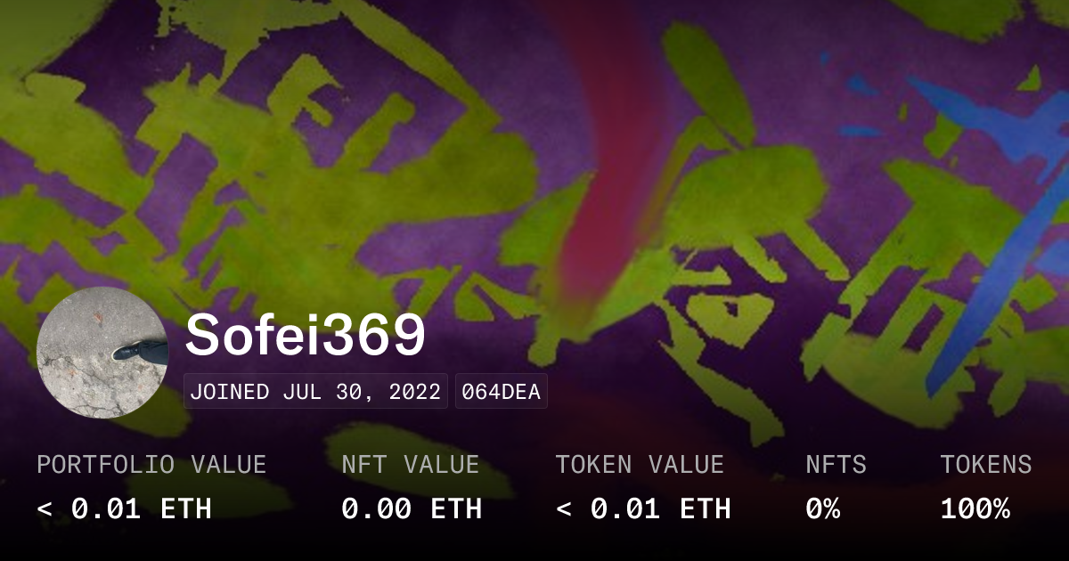 Sofei369 - Profile | OpenSea