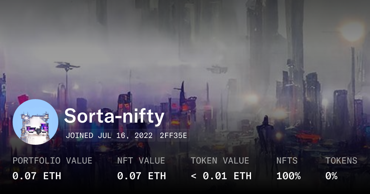 Sorta-nifty - Profile | OpenSea