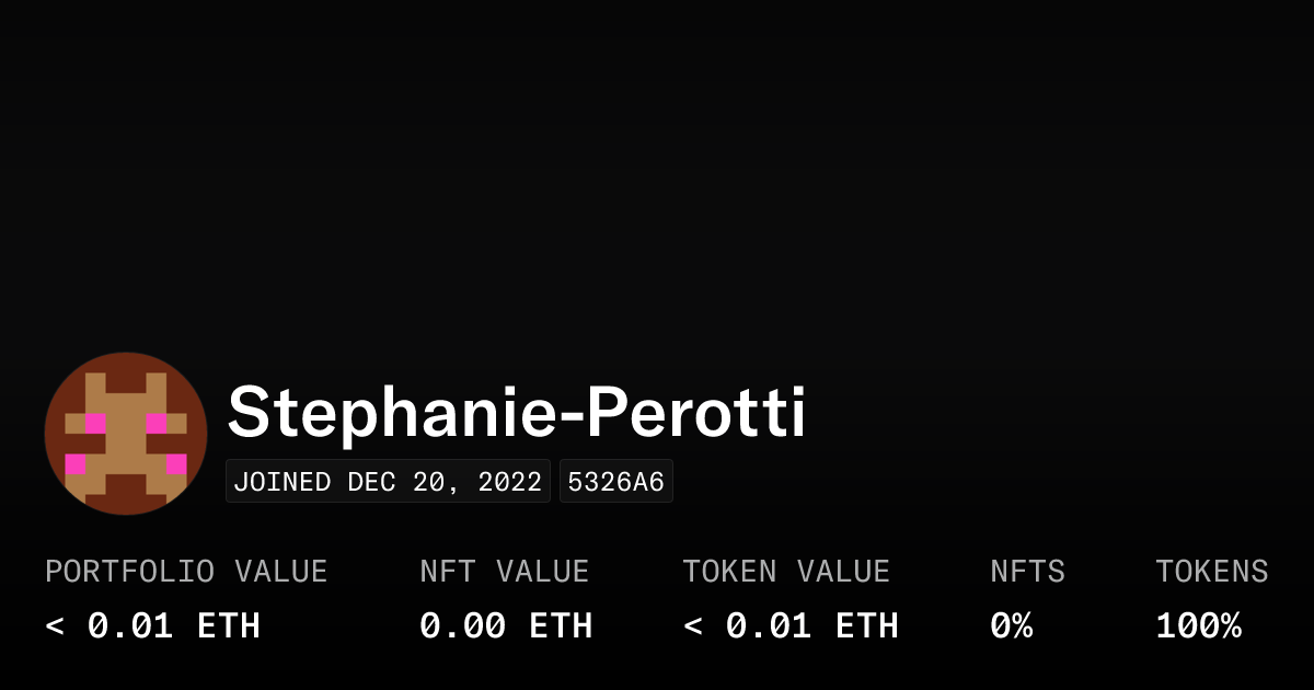 Stephanie-Perotti - Profile | OpenSea