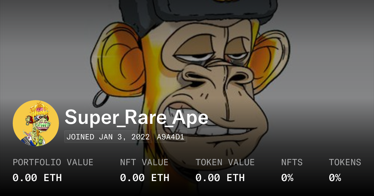 Super_Rare_Ape - Profile | OpenSea