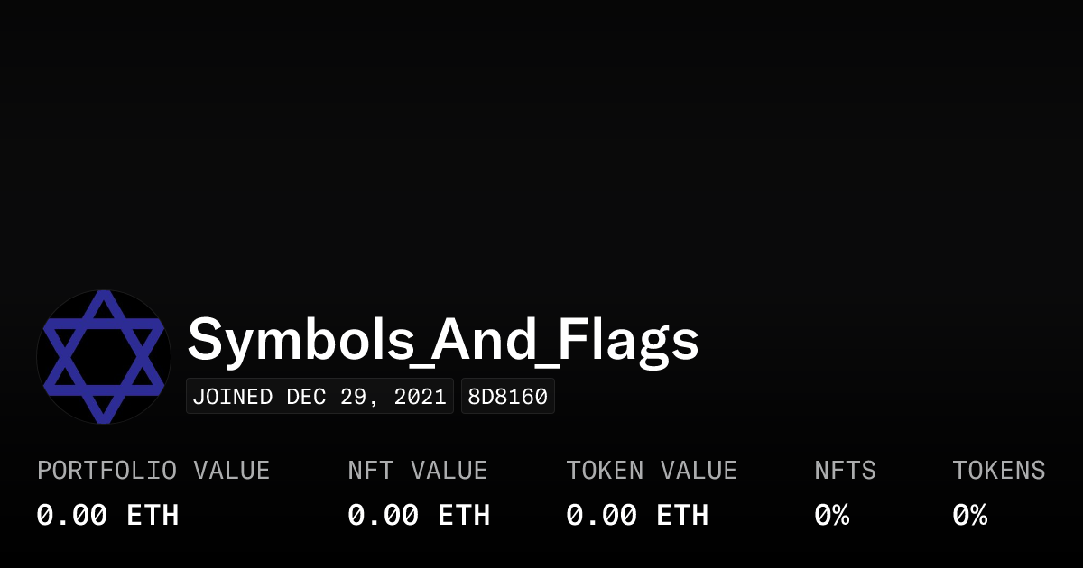 Symbols_And_Flags - Profile | OpenSea