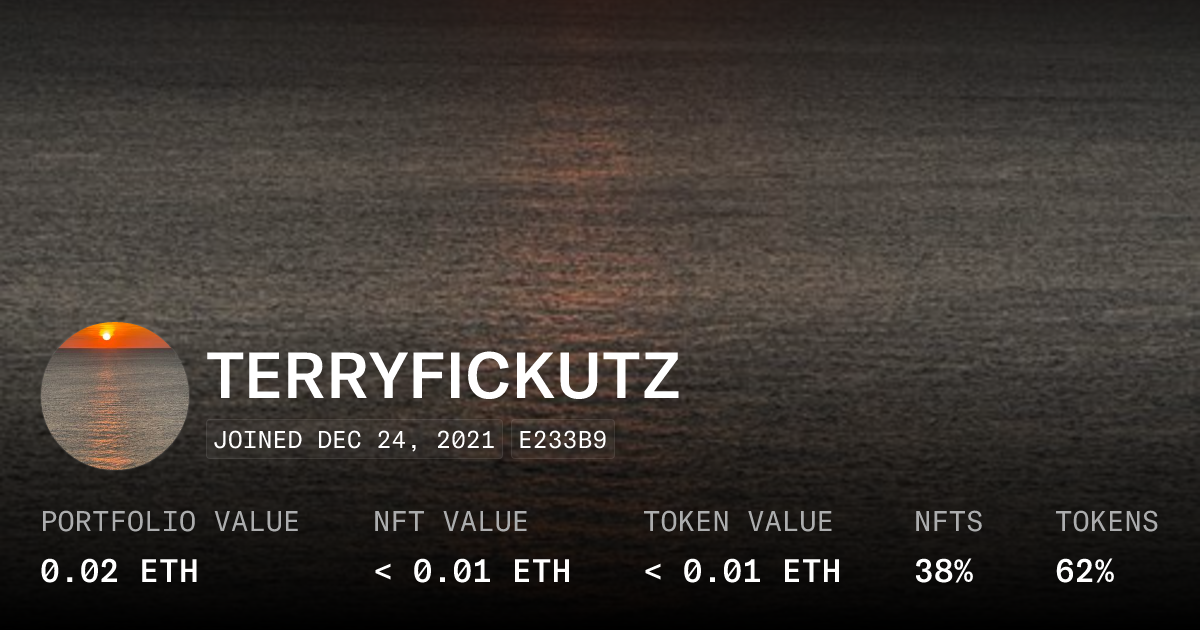 TERRYFICKUTZ - Profile | OpenSea