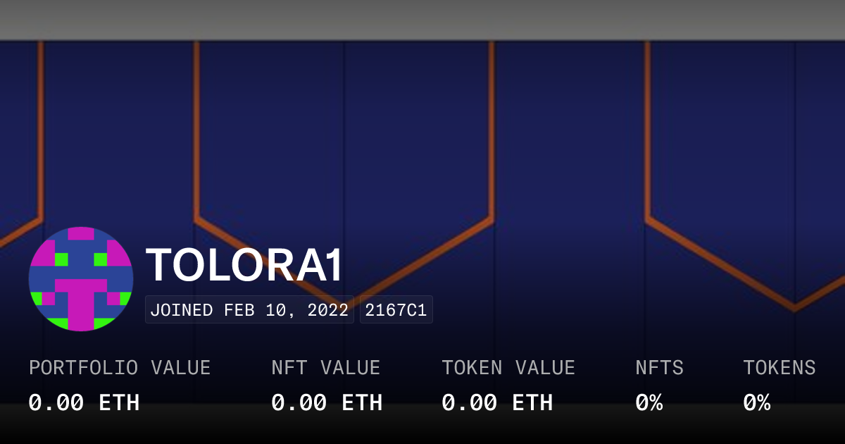 TOLORA1 - Perfil | OpenSea