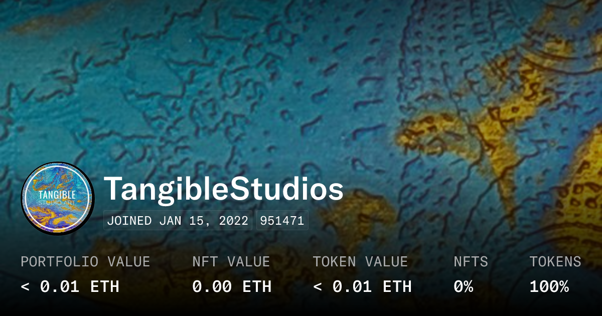TangibleStudios - Profile | OpenSea