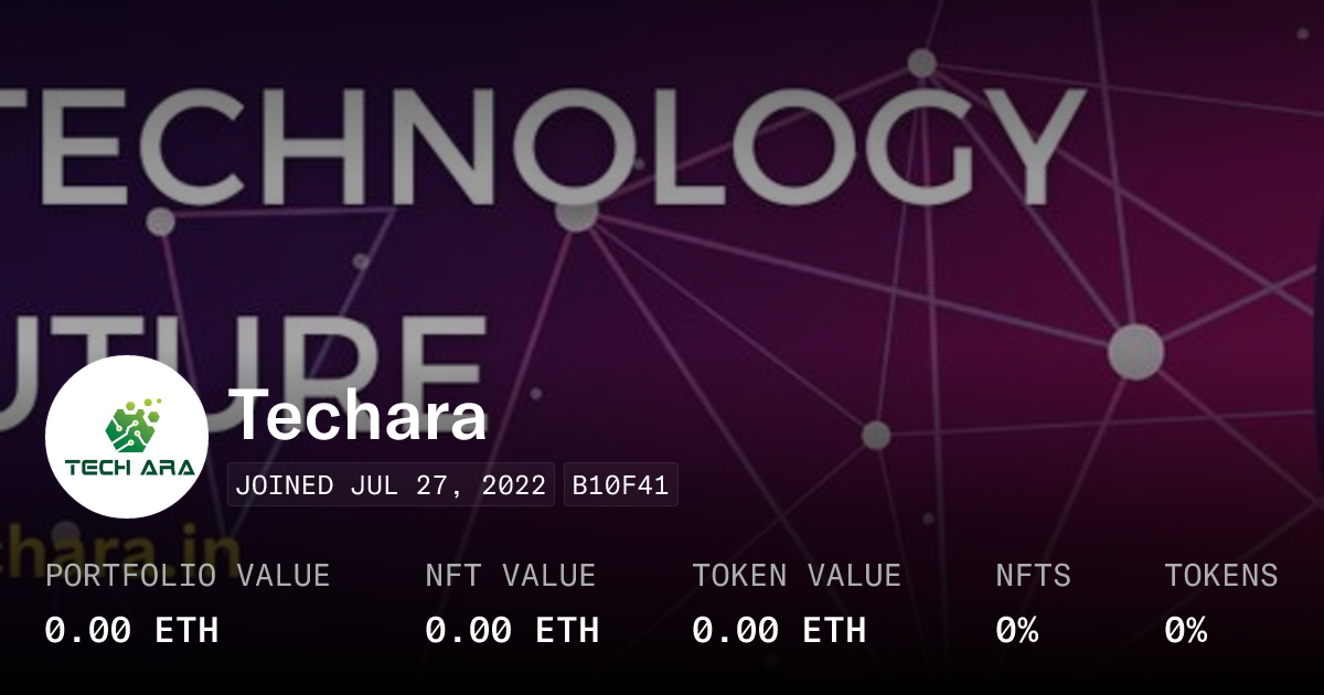 Techara - Profile | OpenSea