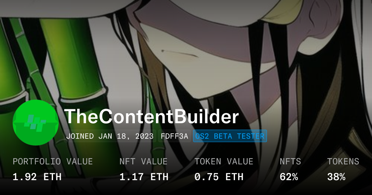 TheContentBuilder - Profile | OpenSea