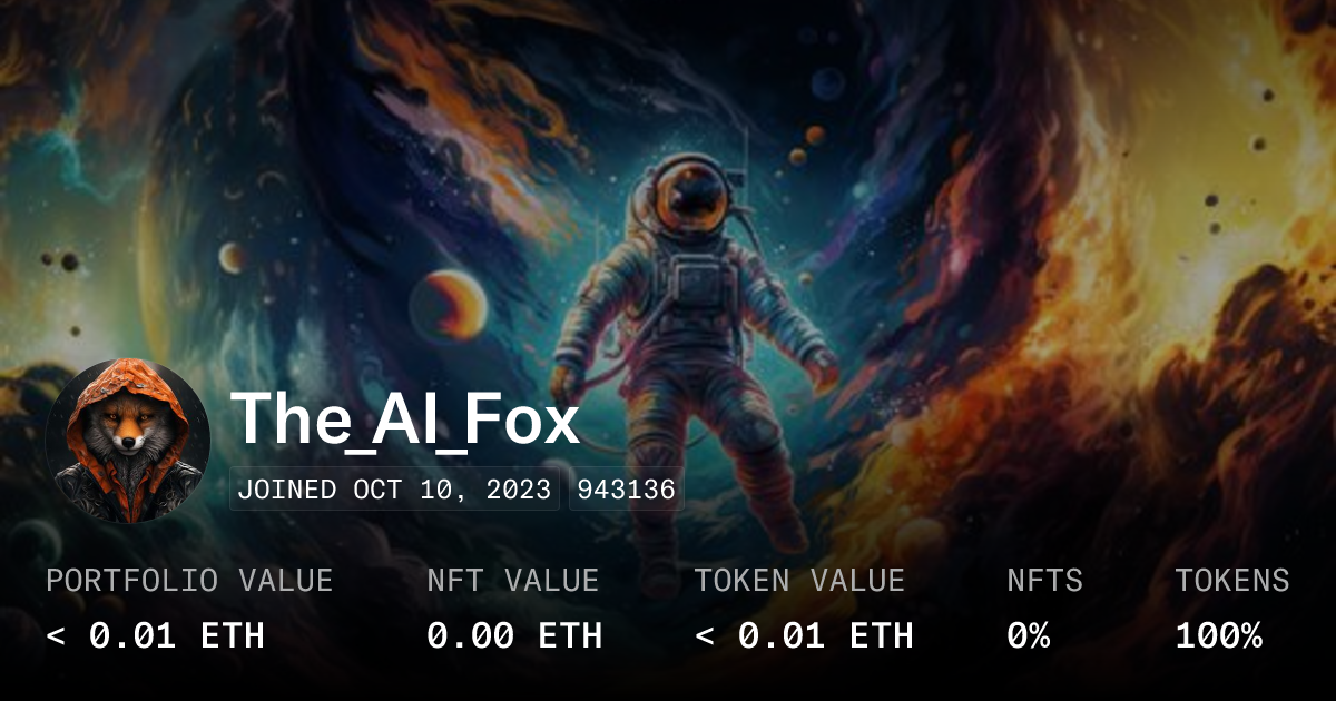 The_AI_Fox - Profile | OpenSea
