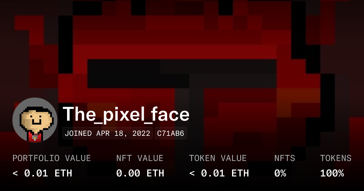 The_pixel_face - Profile | OpenSea