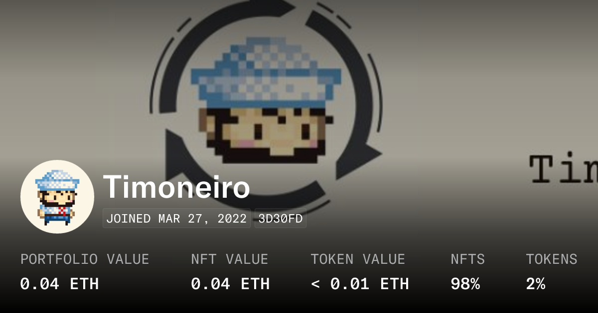 Timoneiro - Profile | OpenSea