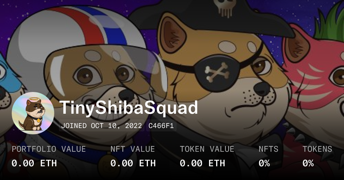 TinyShibaSquad - Profile | OpenSea