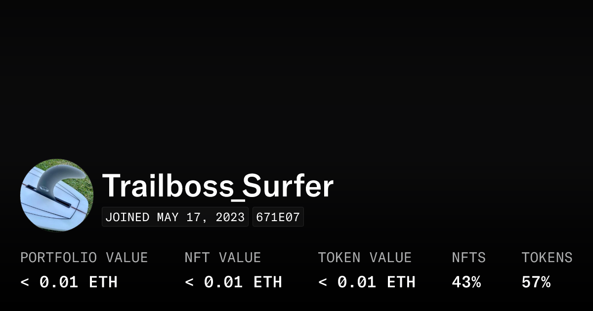 Trailboss_Surfer - Profile | OpenSea