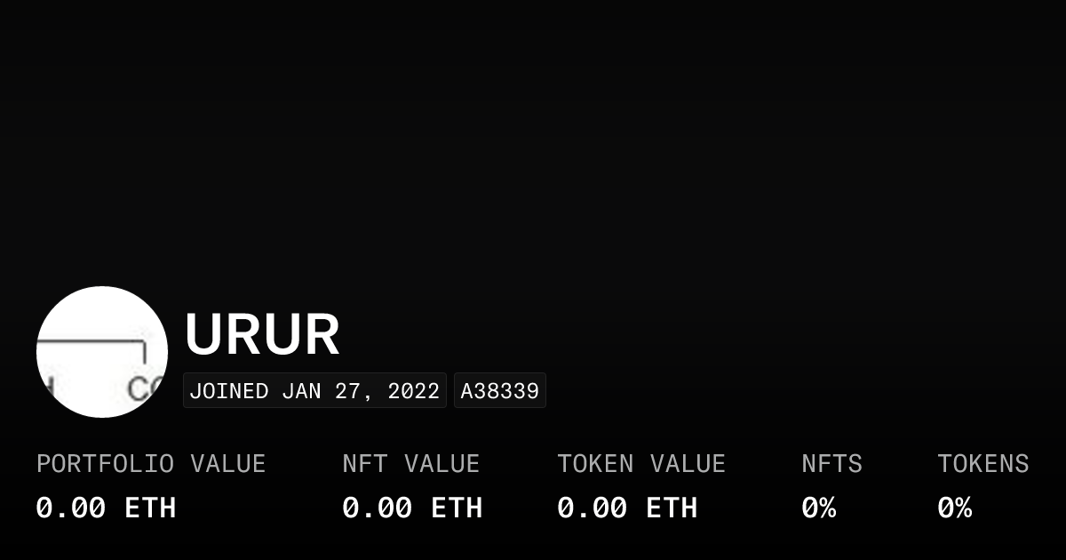 URUR - Profile | OpenSea