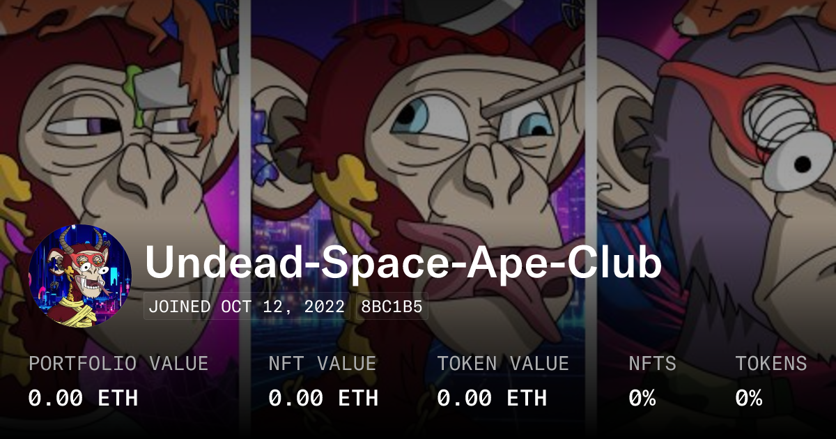 Undead-Space-Ape-Club - Profile | OpenSea