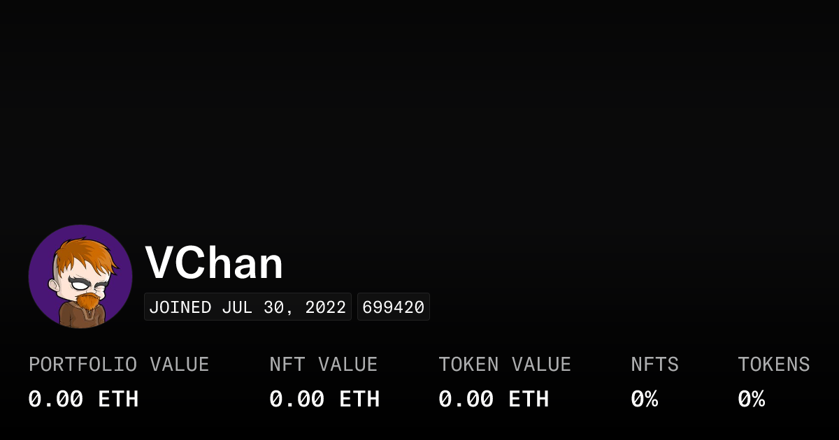 VChan - Profile | OpenSea