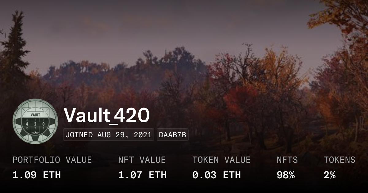 Vault_420 - Profile | OpenSea