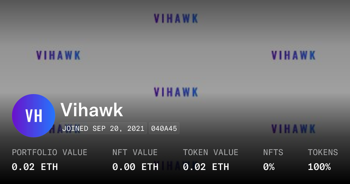 Vihawk - Profile | OpenSea