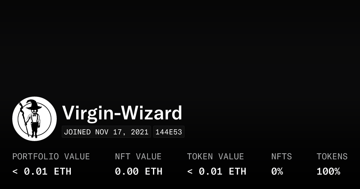 Virgin-Wizard - Perfil | OpenSea