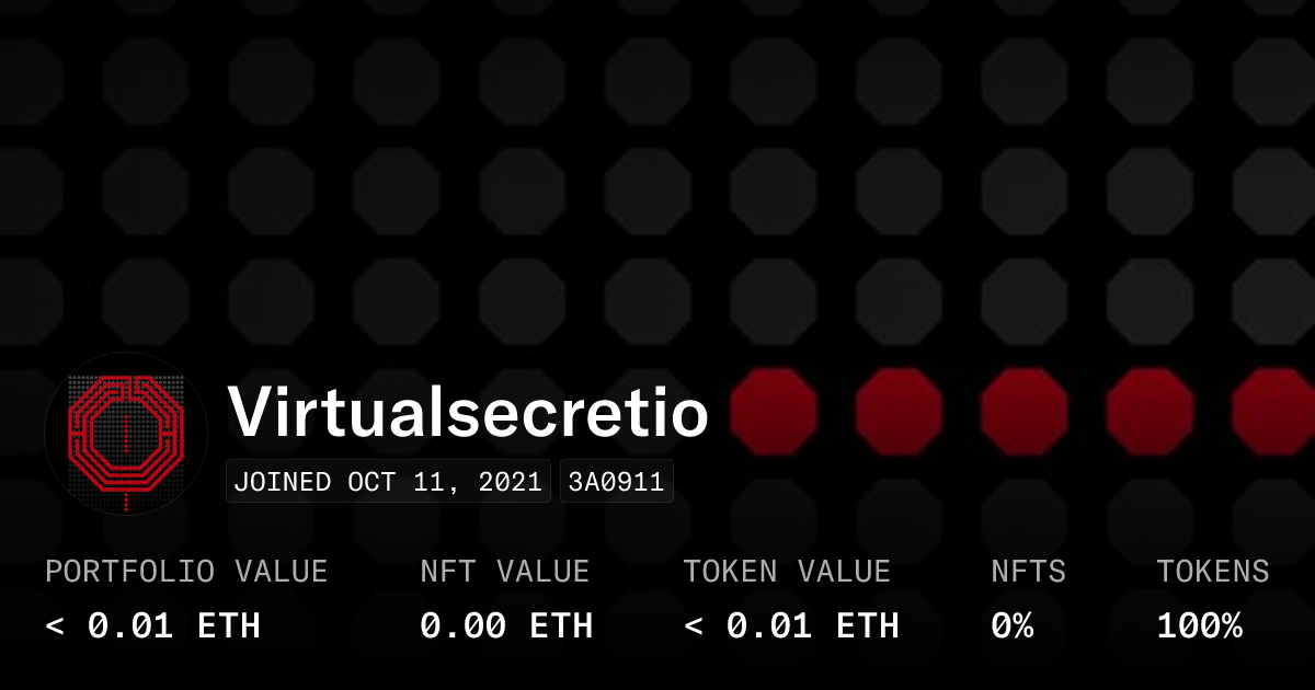 Virtualsecretio - Profile | OpenSea