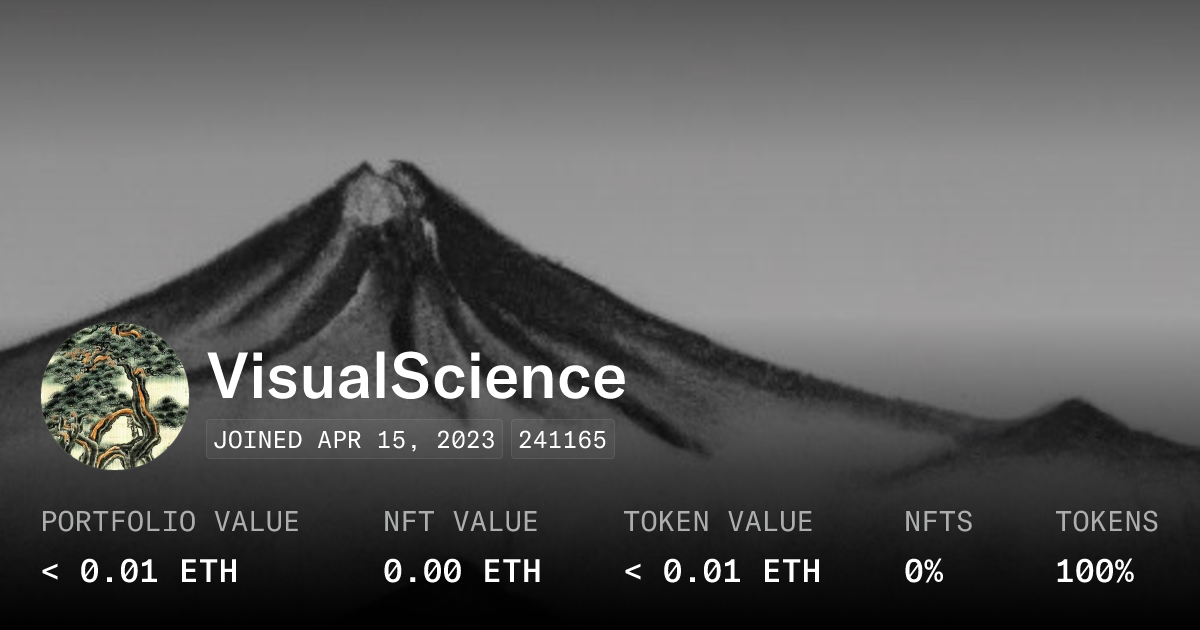 VisualScience - Profile | OpenSea